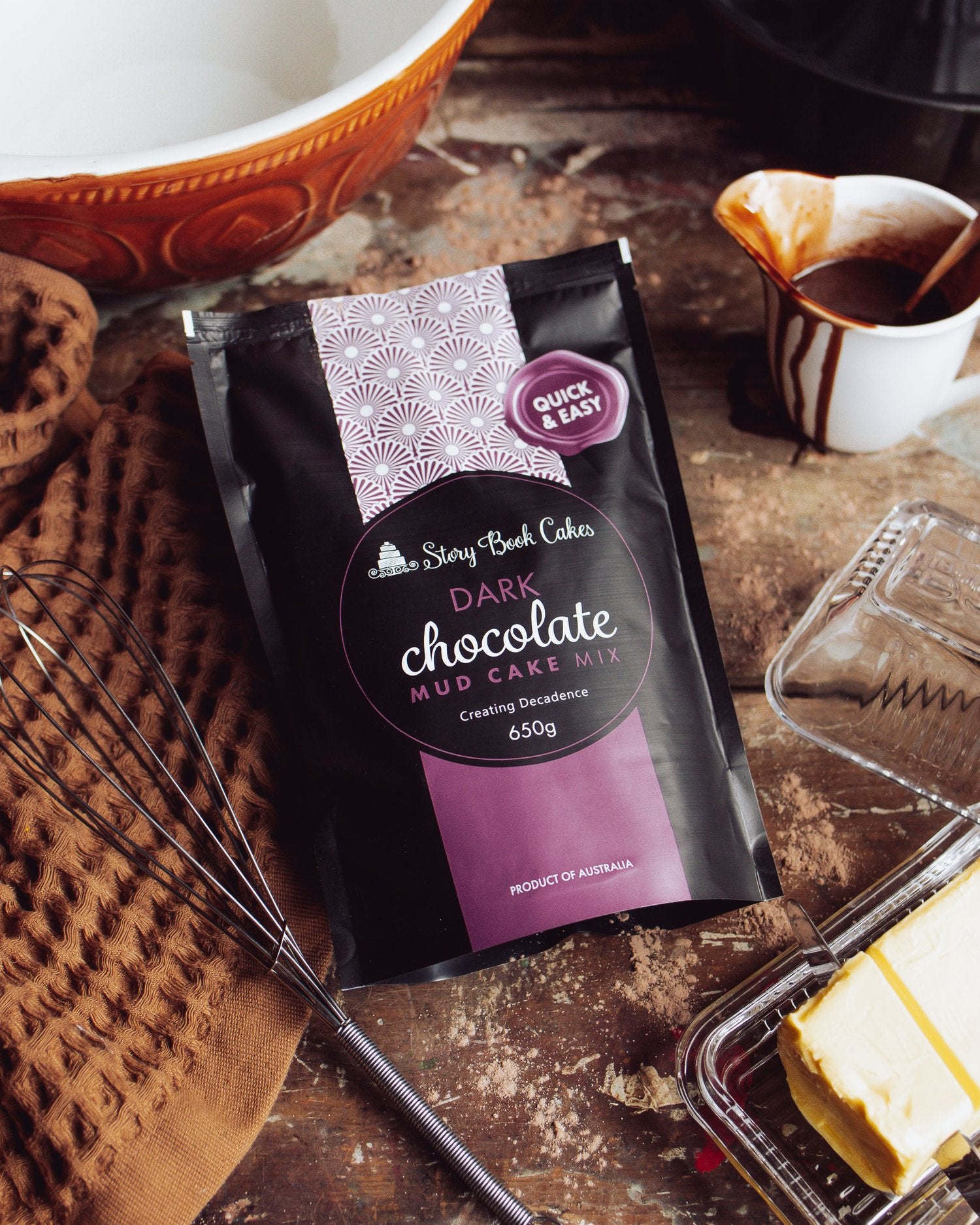 Dark Chocolate Mud Cake Mix 650g | Soul Food Depot & Gallery