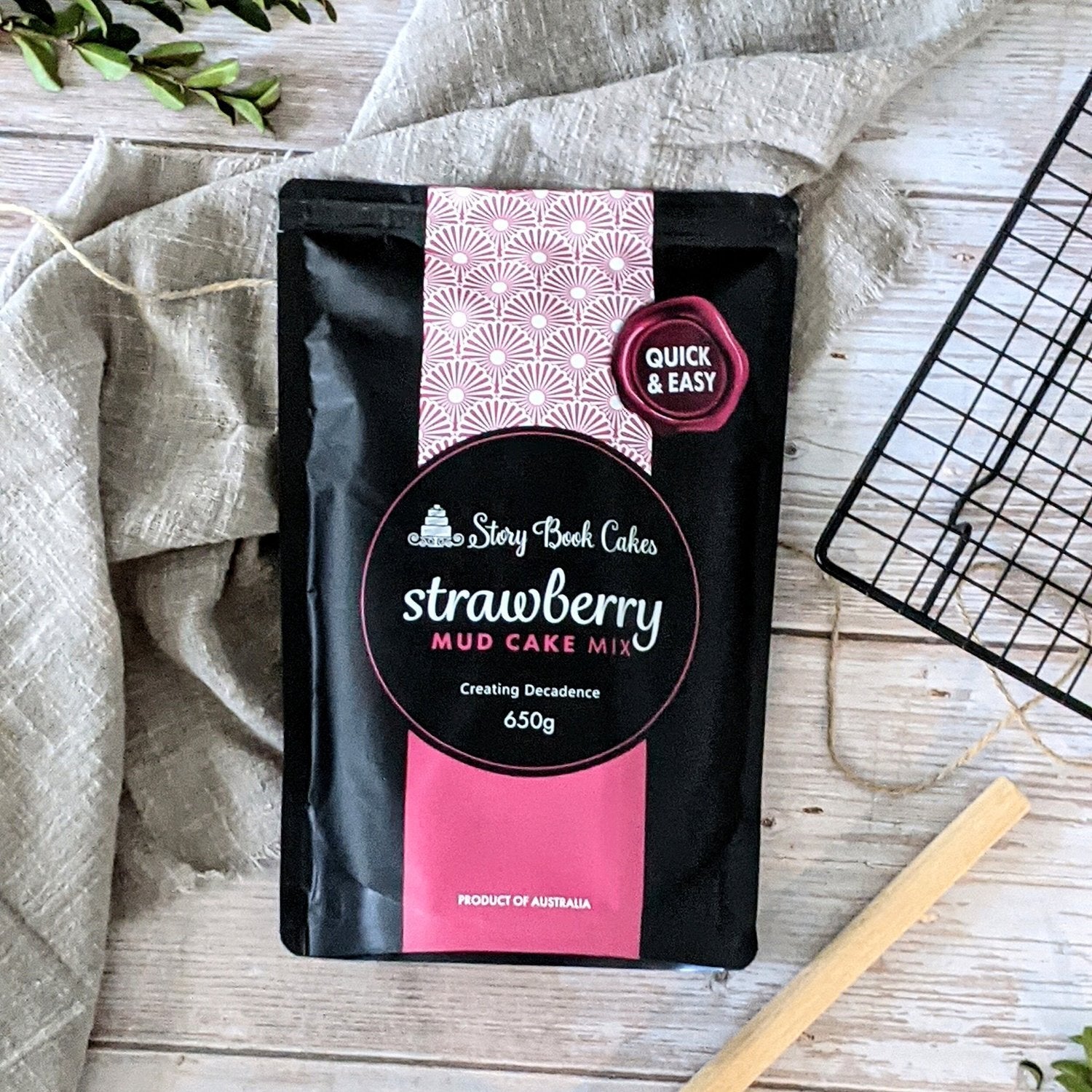 Strawberry Mud Cake Mix 650g - Story Book Cakes | Soul Food Depot & Gallery