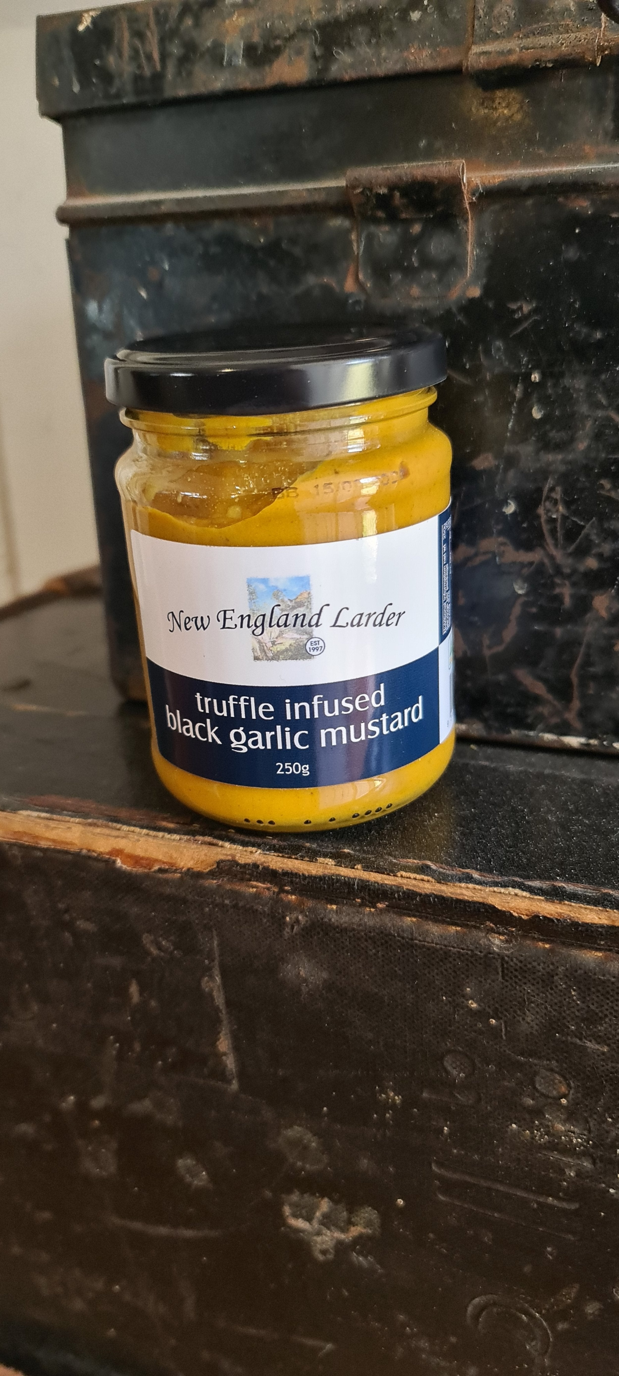 Truffle Infused Black Garlic Mustard - New England Larder | Soul Food ...