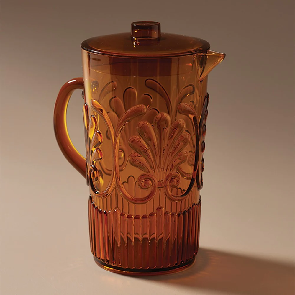 Flemington Acrylic Jug - Amber | Soul Food Depot & Gallery