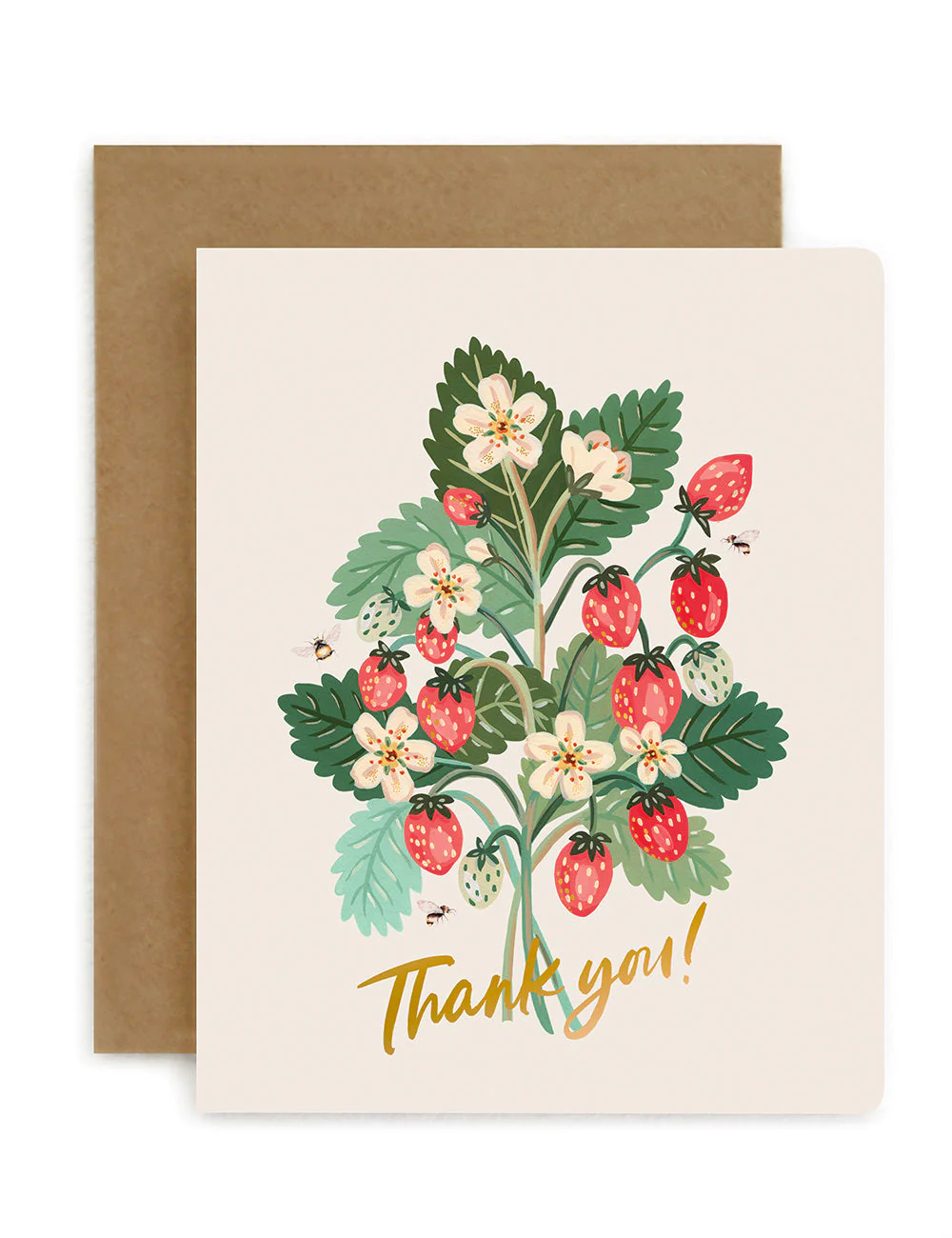 Thank You Strawberries Card Soul Food Depot Gallery